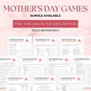 Mother's Day Trivia Game, Printable Mom Trivia, Fun Mother's Day ...