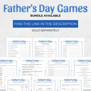 Father's Day Dad Jokes, Printable Father's Day Riddles, Father's Day ...