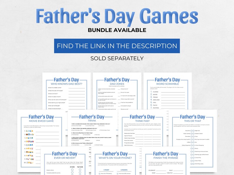 Father's Day Dad Jokes, Printable Father's Day Riddles, Father's Day ...
