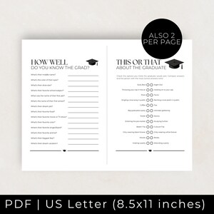 Graduation Game, Who Knows the Graduate Best, How Well Do You Know the ...