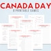 Canada Day Games, 8 Printable Canada Day Activities, Canada Day Game ...