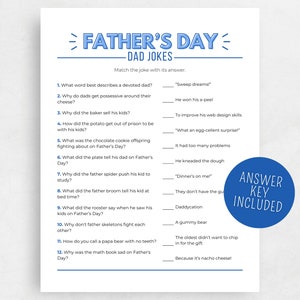 Father's Day Dad Jokes, Printable Father's Day Riddles, Father's Day ...