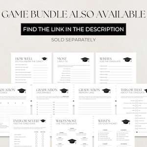 Graduation Game, Who Knows the Graduate Best, How Well Do You Know the ...