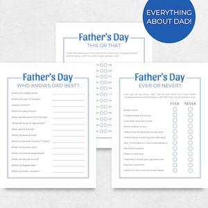 Father's Day Games, 10 Printable Father's Day Games, Fun Dad Games ...