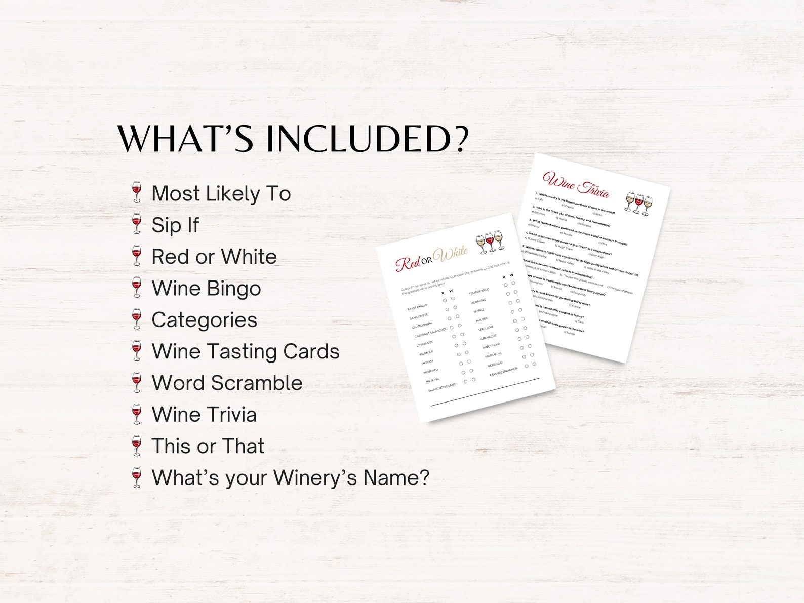 Wine Party Games, 10 Printable Wine Tasting Party Games, Fun Game ...