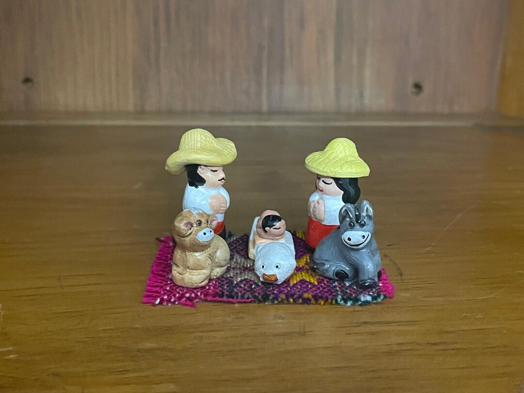 Tiny Nativity Set, Christmas Nativity Set, Handmade Nativity Set ...