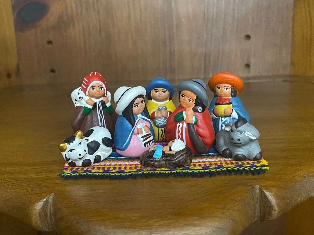 Nativity Set Handmade, Nativity Set, Small Nativity Set, Cute Nativity ...