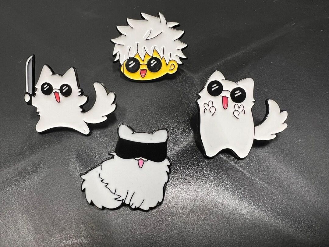 Gojo Cat Pins JJK - Etsy