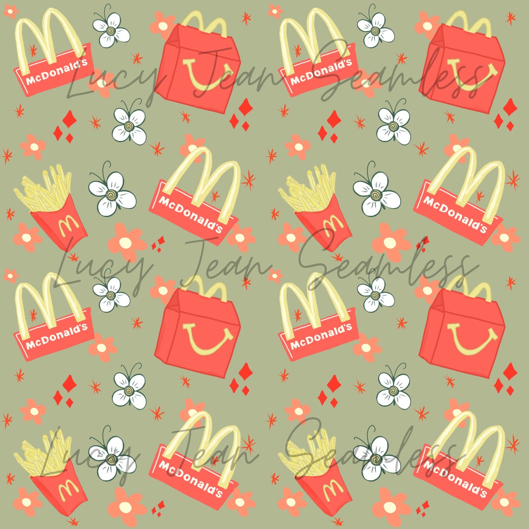 Boho Mcdonald’s Happy Meal Seamless File - Etsy