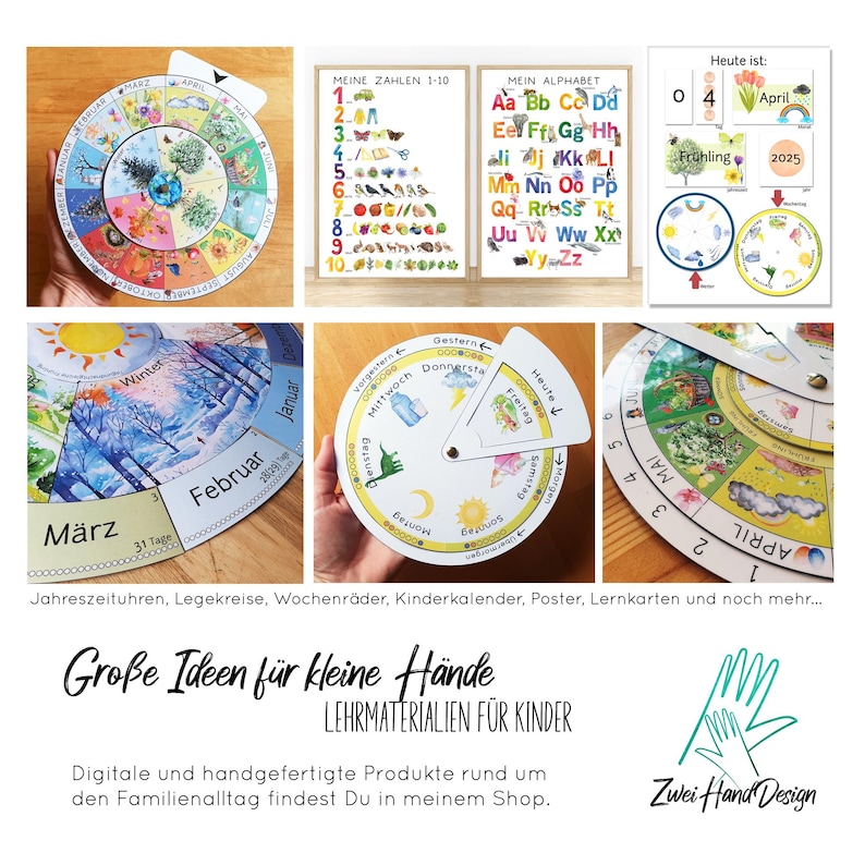 Linear Calendar 2026 for Children PDF, Learning Time, Days, Months ...