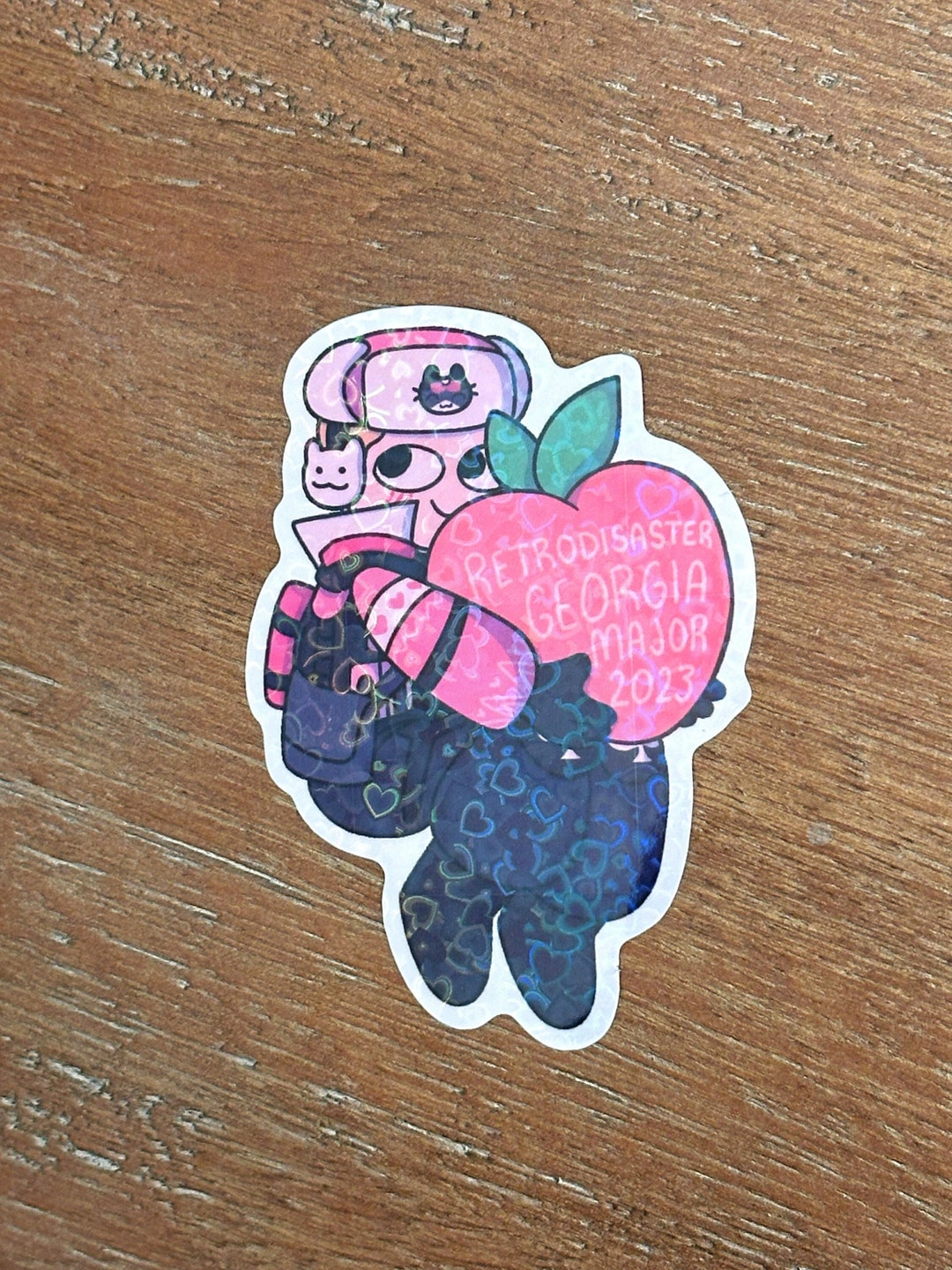 Retrodisaster Ace Major Holographic Sticker - Etsy