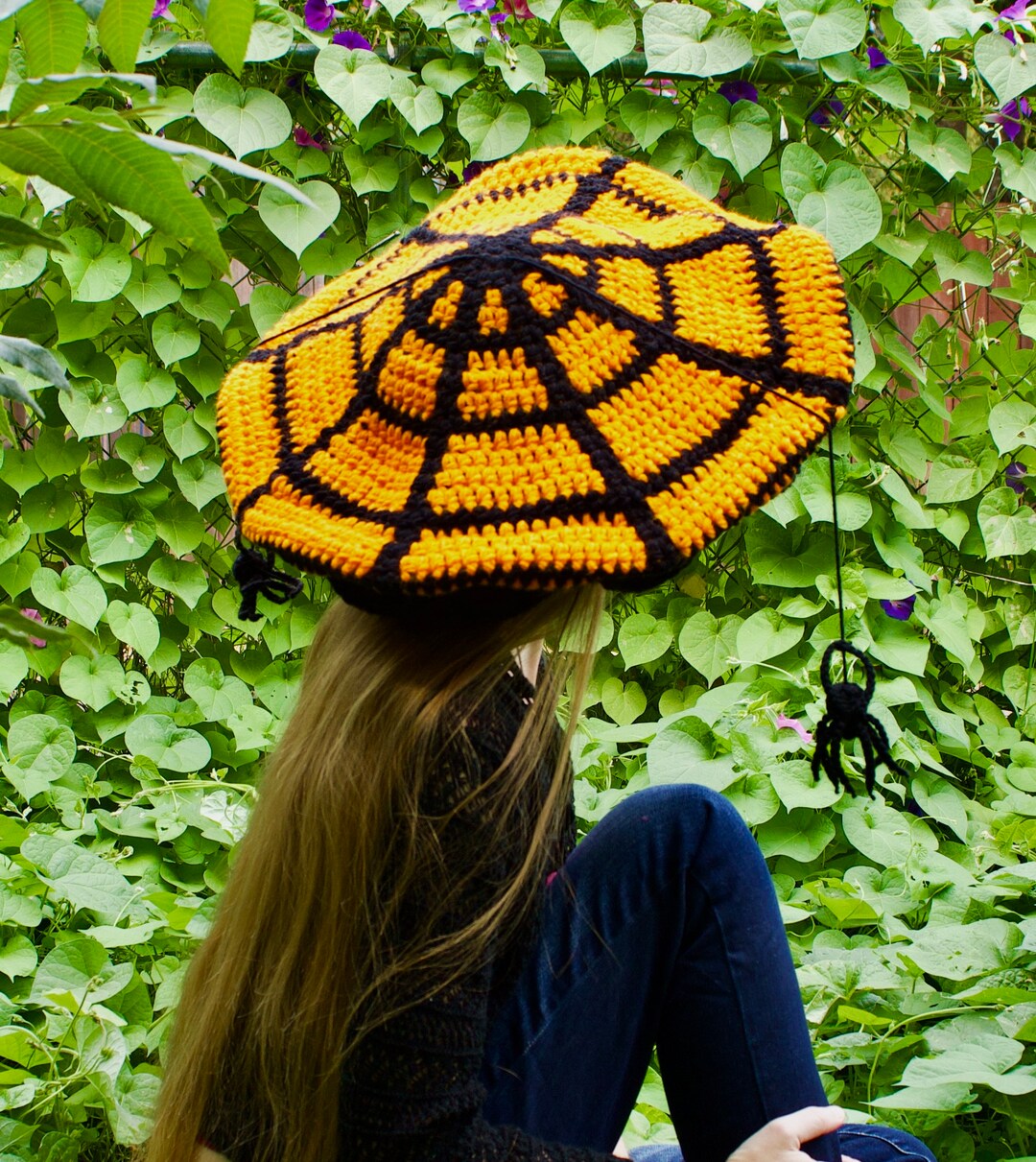 Spiderweb Mushroom Hat - Etsy