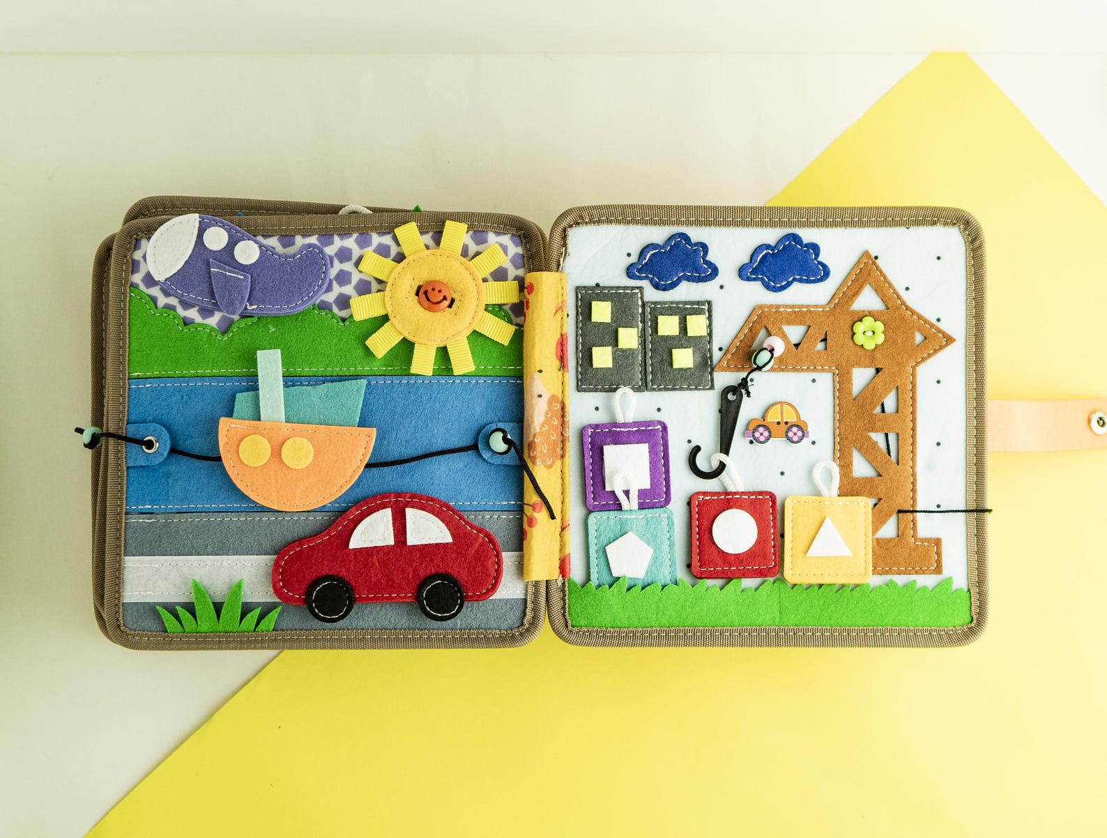 Montessori Quiet Book, Toddler Busy Book, Soft Activity Book, Felt ...