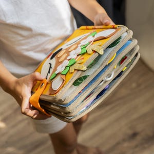 Montessori Quiet Book, Toddler Busy Book, Soft Activity Book, Felt ...