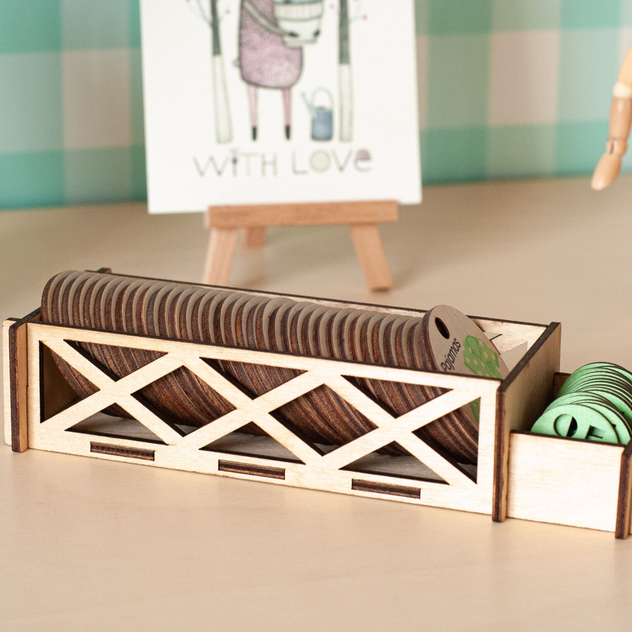 Kids Daily Routine Wood Calendar Montessori Wooden Toddler - Etsy