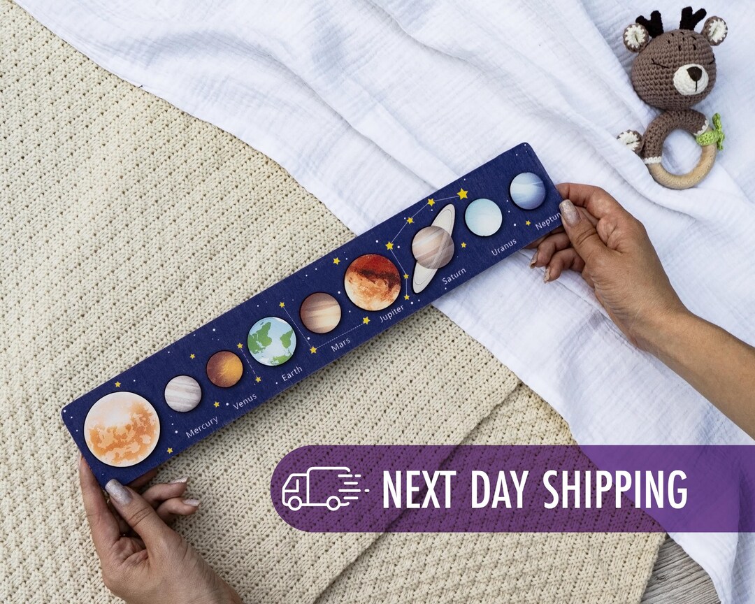 Solar System Puzzle Classroom Decor, Montessori Toys for Kids, Children ...