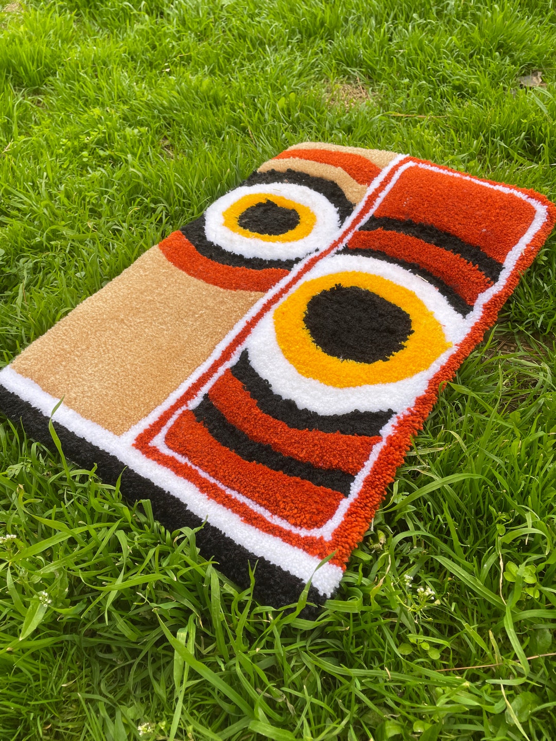 Bauhaus Art & Design Rug, Bauhaus Rug, Abstract Geometric Pattern Rug ...