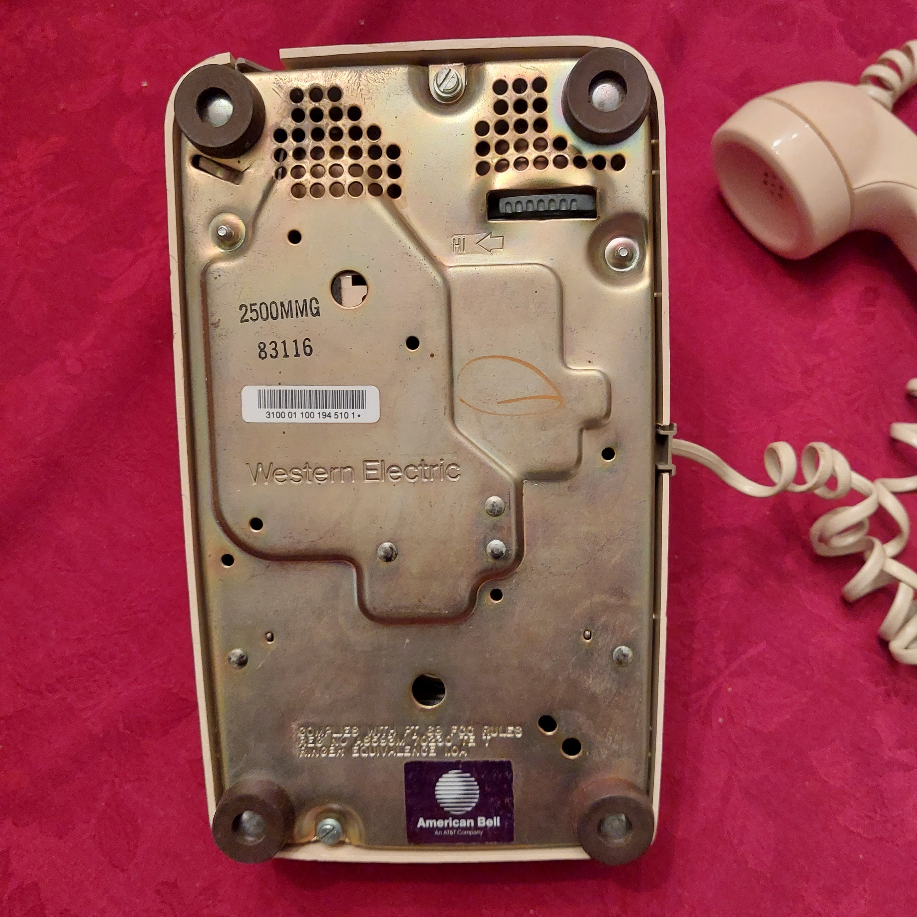 Western Electric Vintage Push Button 2500mmg Phone 1970s. - Etsy