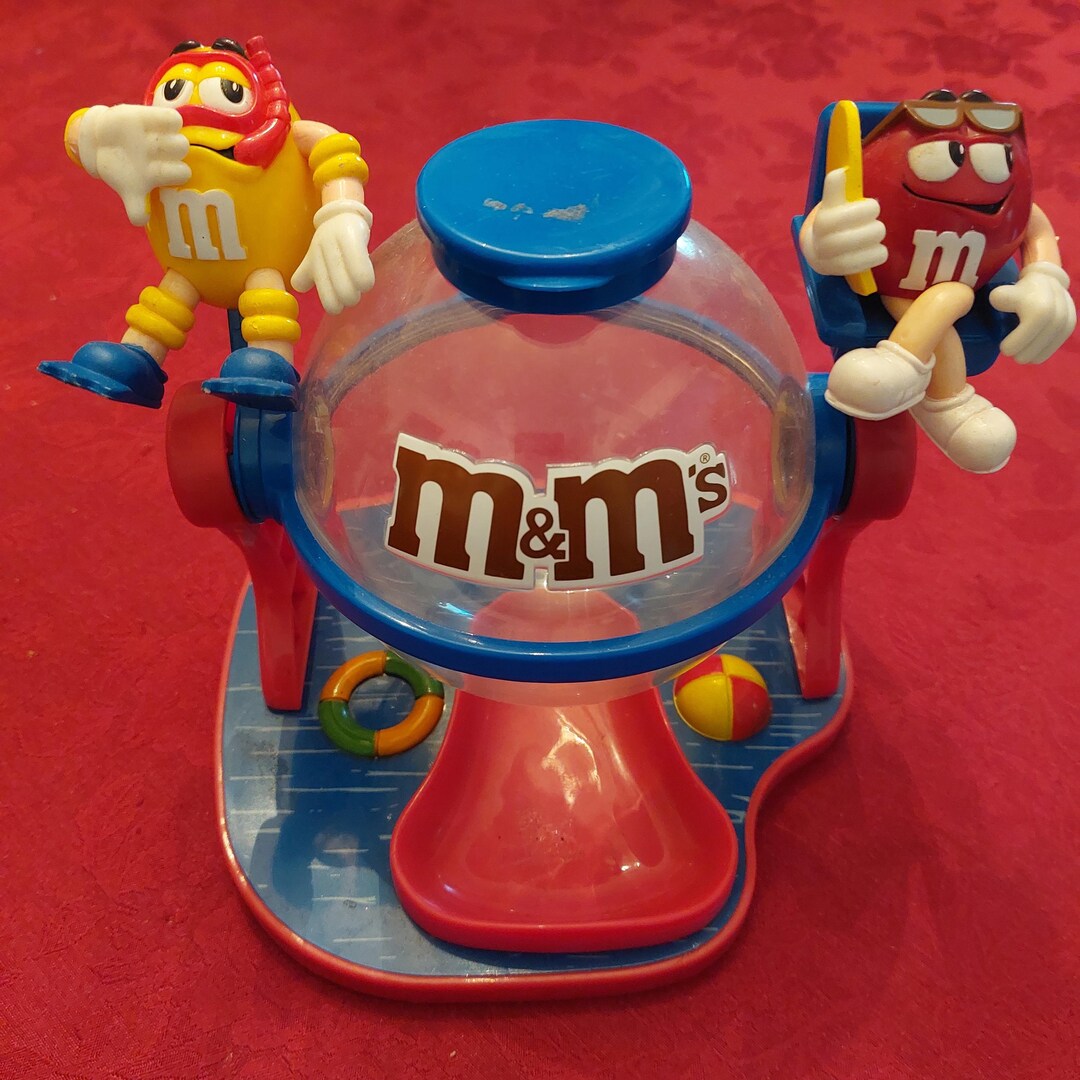 Vintage Red M&M Candy Dispenser. - Etsy