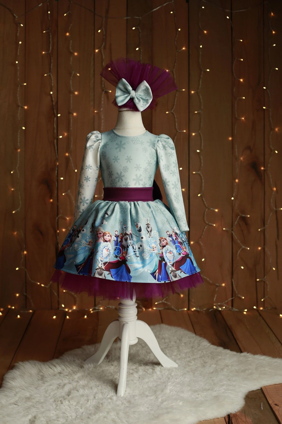 Elsa Costume, Frozen Elsa Dress Toddler, 1st Birthday Princess Dress ...