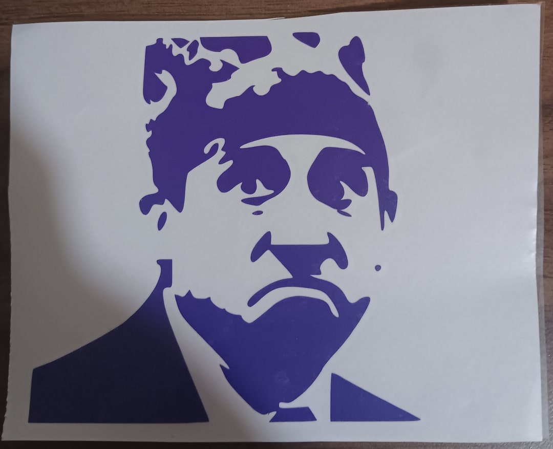 The Office - Prison Mike Permanent Decal Sticker - Etsy