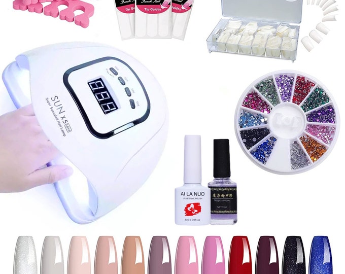 Holiday Nail Box Mystery Nail Art Supplies Kit Nail Supplies Nail Kit ...