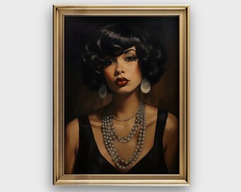 Female Vintage Portrait African American Wall Art Vintage Black Woman Portrait - Etsy