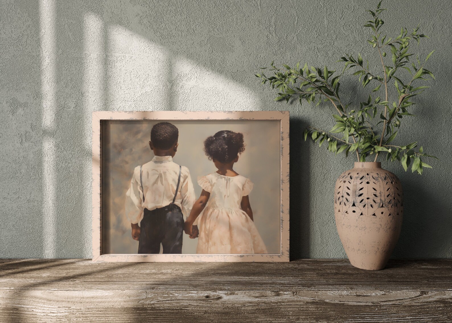 Brother and Sister Room Decor, Siblings Print, African American Wall ...