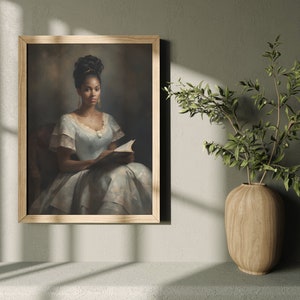 Female Vintage Portrait African American Wall Art Vintage Black Woman Portrait - Etsy