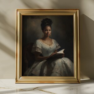 Female Vintage Portrait African American Wall Art Vintage Black Woman Portrait - Etsy