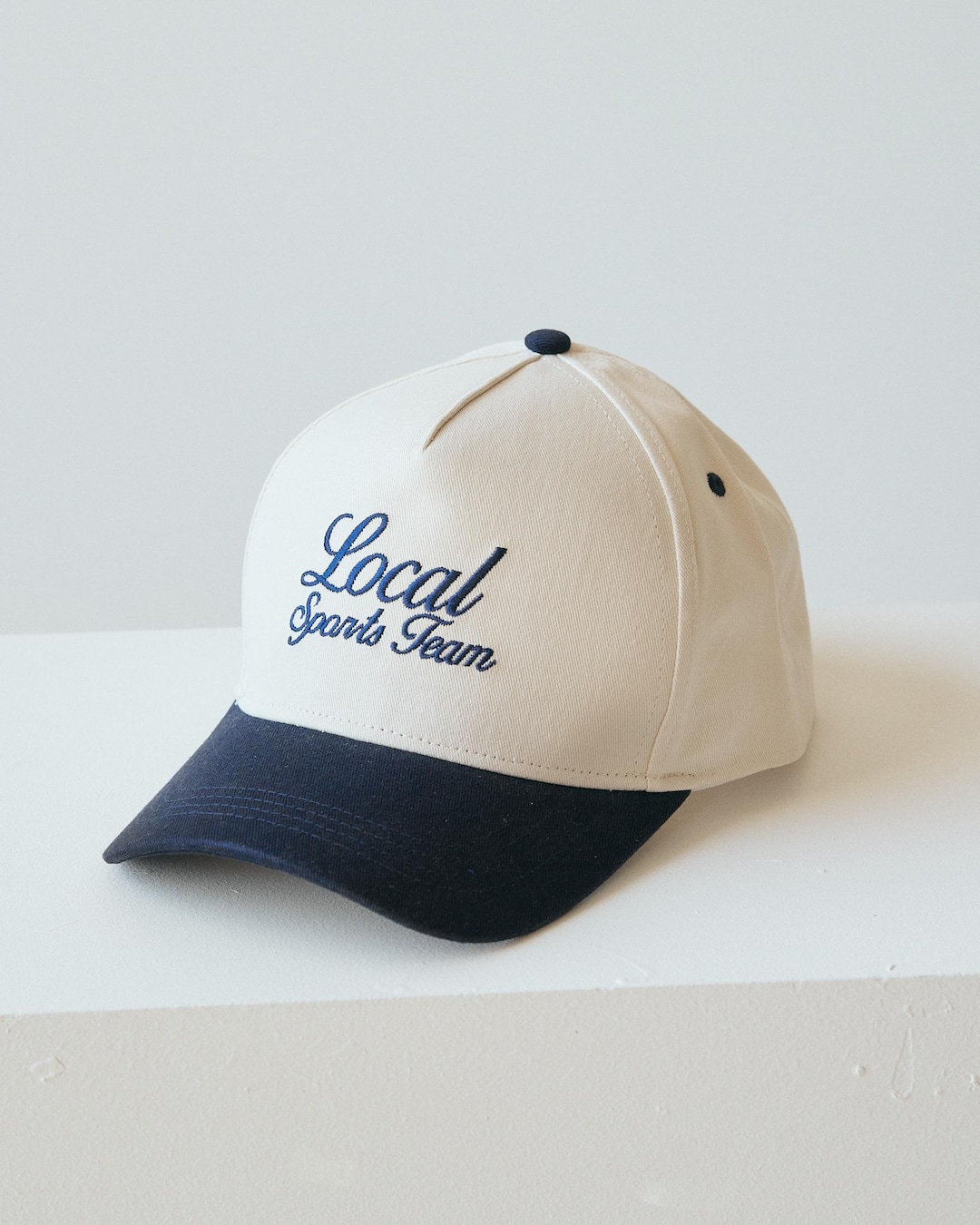 Vintage Sports Hat Two Tone Local Sports Team Embroidered Snapback ...