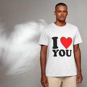 I Love You Design Ai-pdf-svg-eps-dxf Digital Illustration Art - Etsy