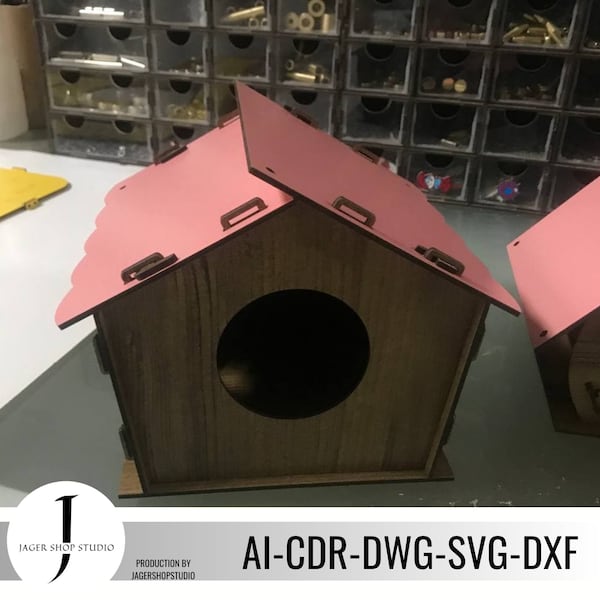 Laser Cut Bird House Plans - Etsy
