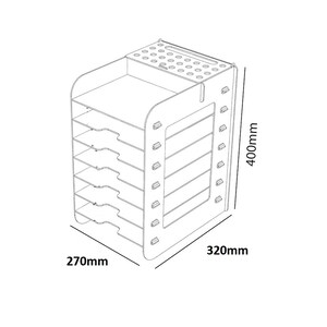 Modern Desktop Organizer SVG, Printable DIY Organizer, Laser Cut Files ...