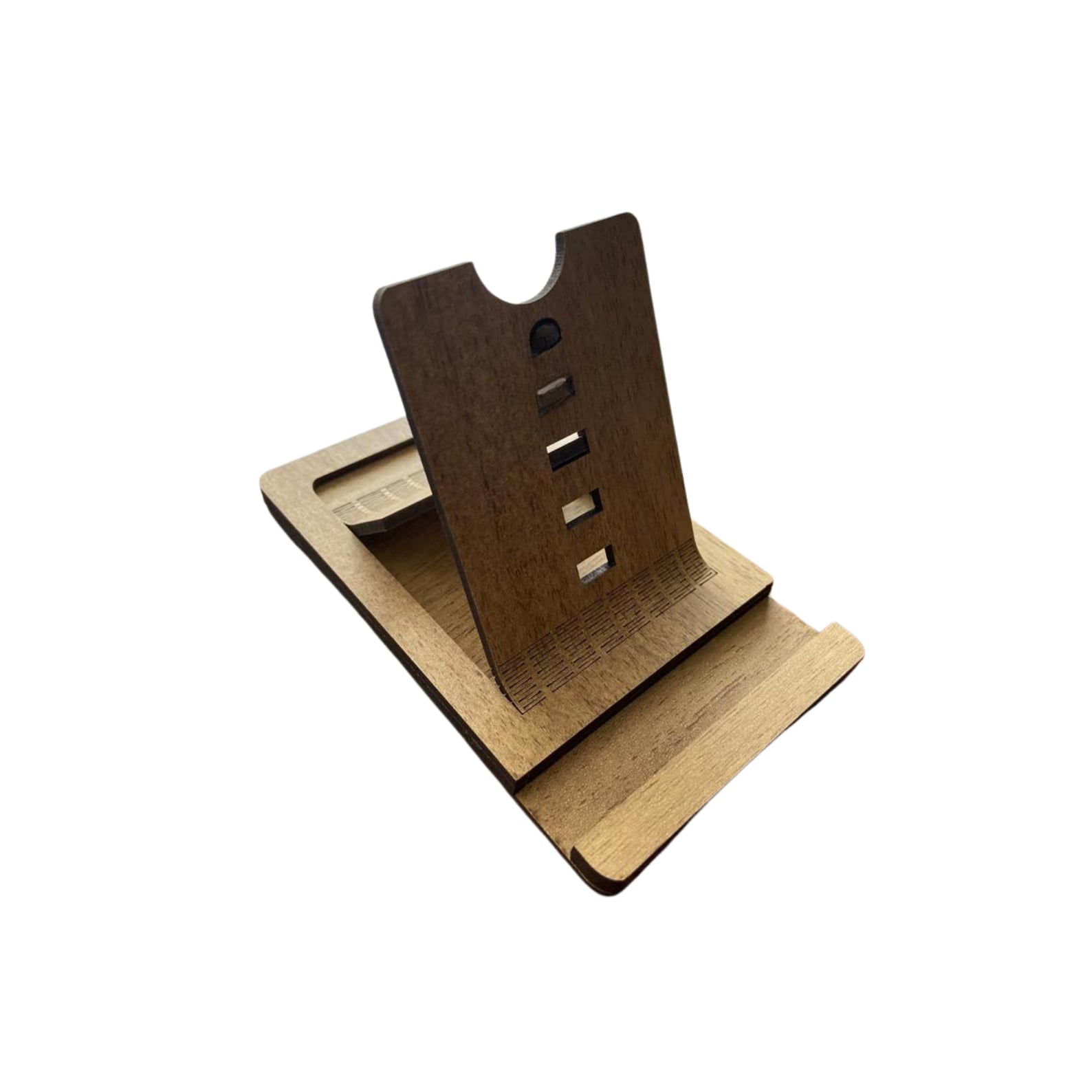 Laser Cut Phone Holder SVG Template for Cricut - Wooden Stand DIY Kit ...