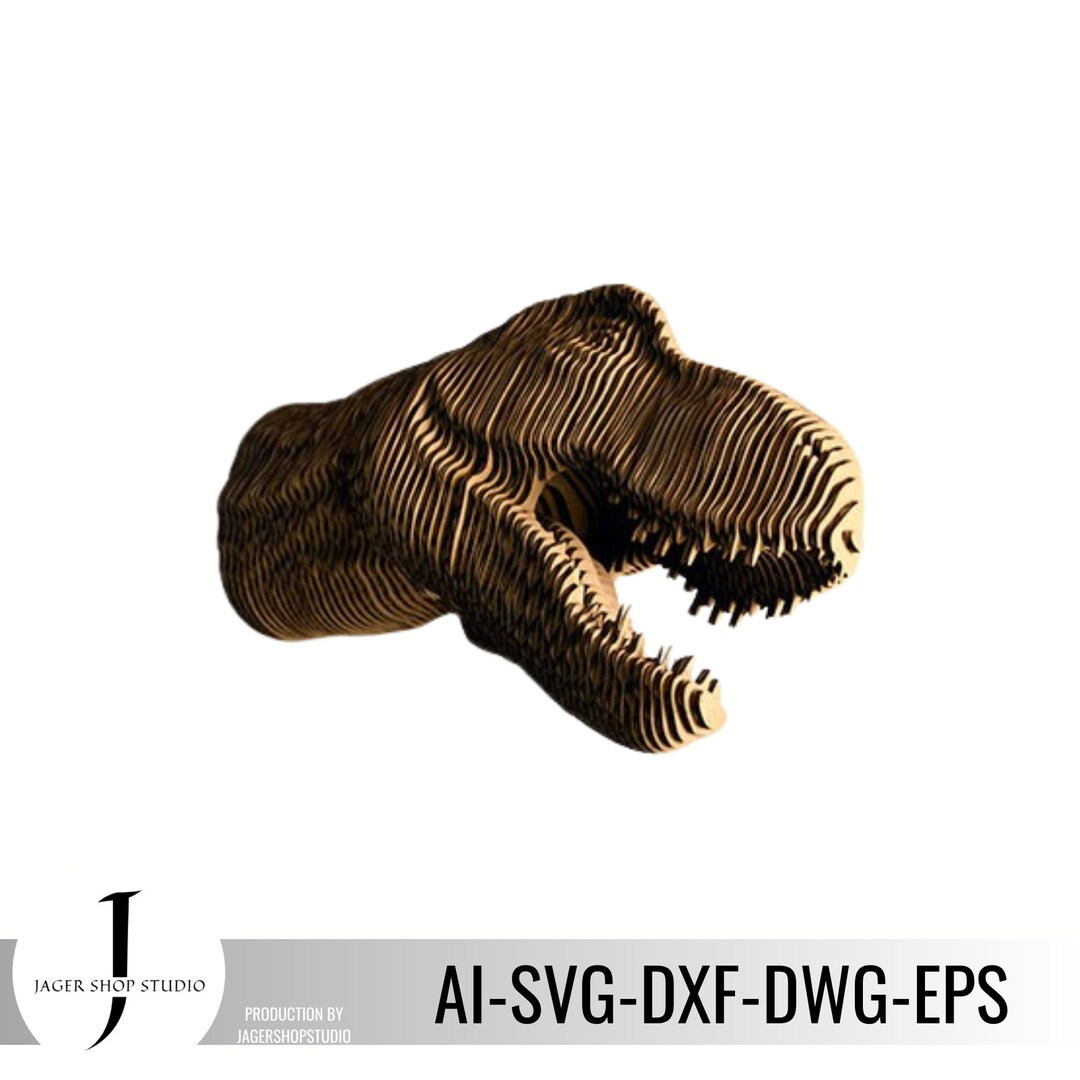 Dinosaur SVG Bundle: T-rex SVG Files for Laser Cutting and DIY Plans - Etsy