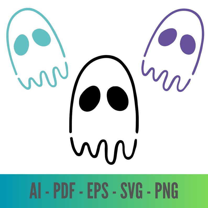 Digital Ghost Design Ai-png-svg-eps-pdf - Etsy UK