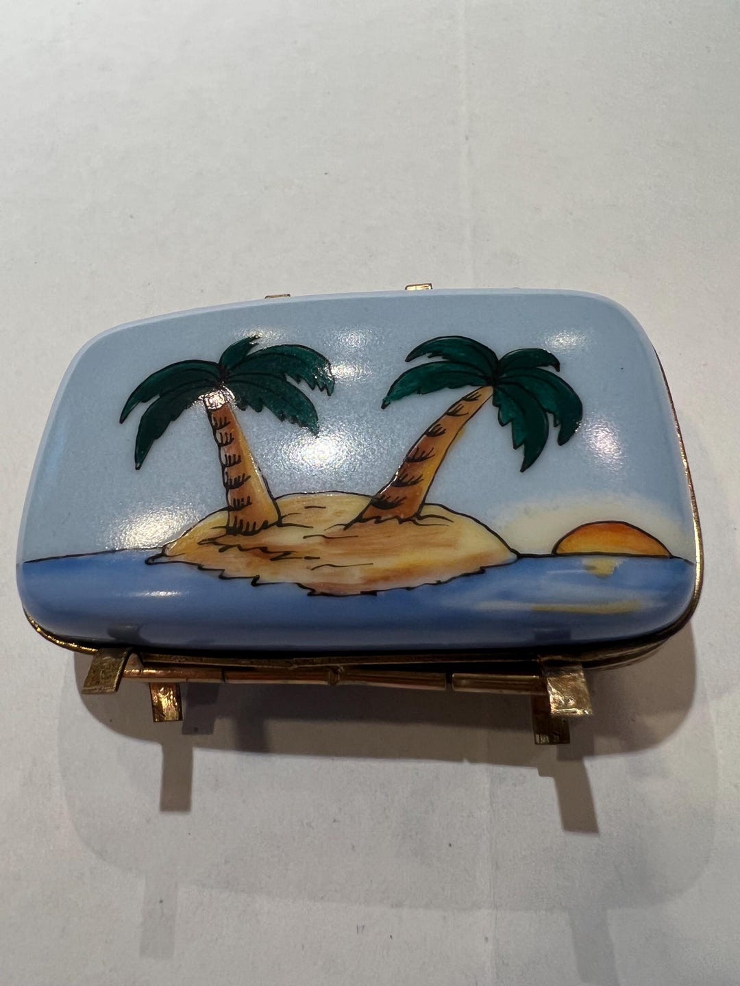 Poimt Main, Limoges, France ND 1999 Authentic Minature Suitcase - Etsy