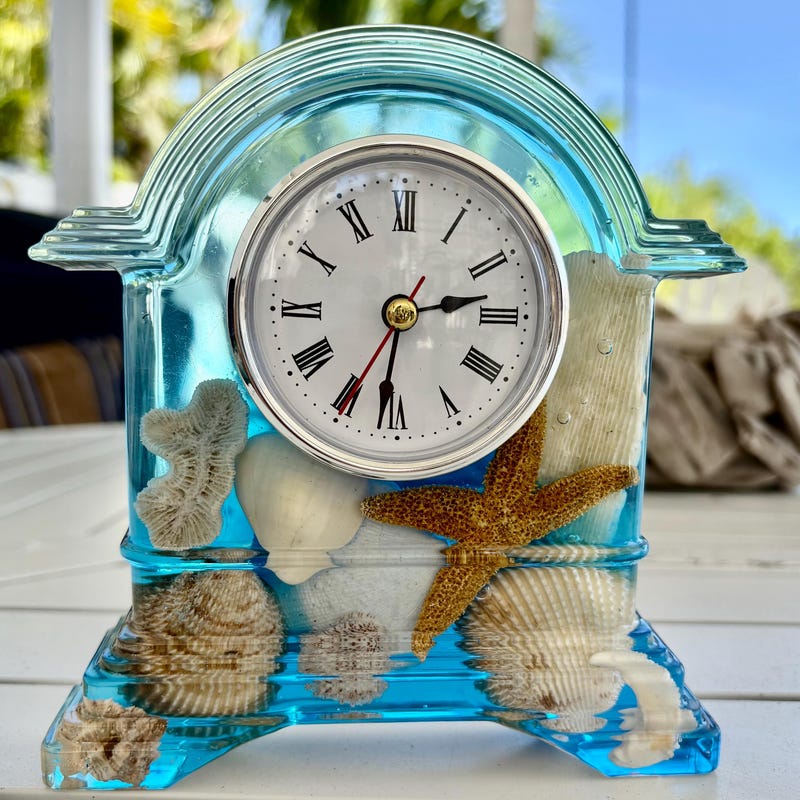 Seashell Clock - Etsy