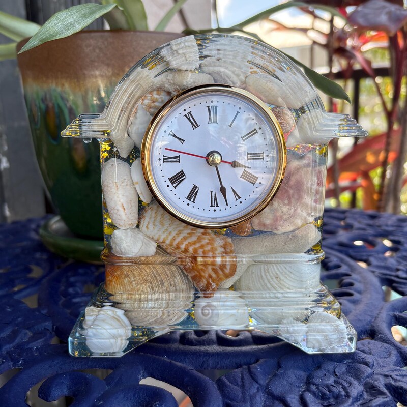 Seashell Clock - Etsy