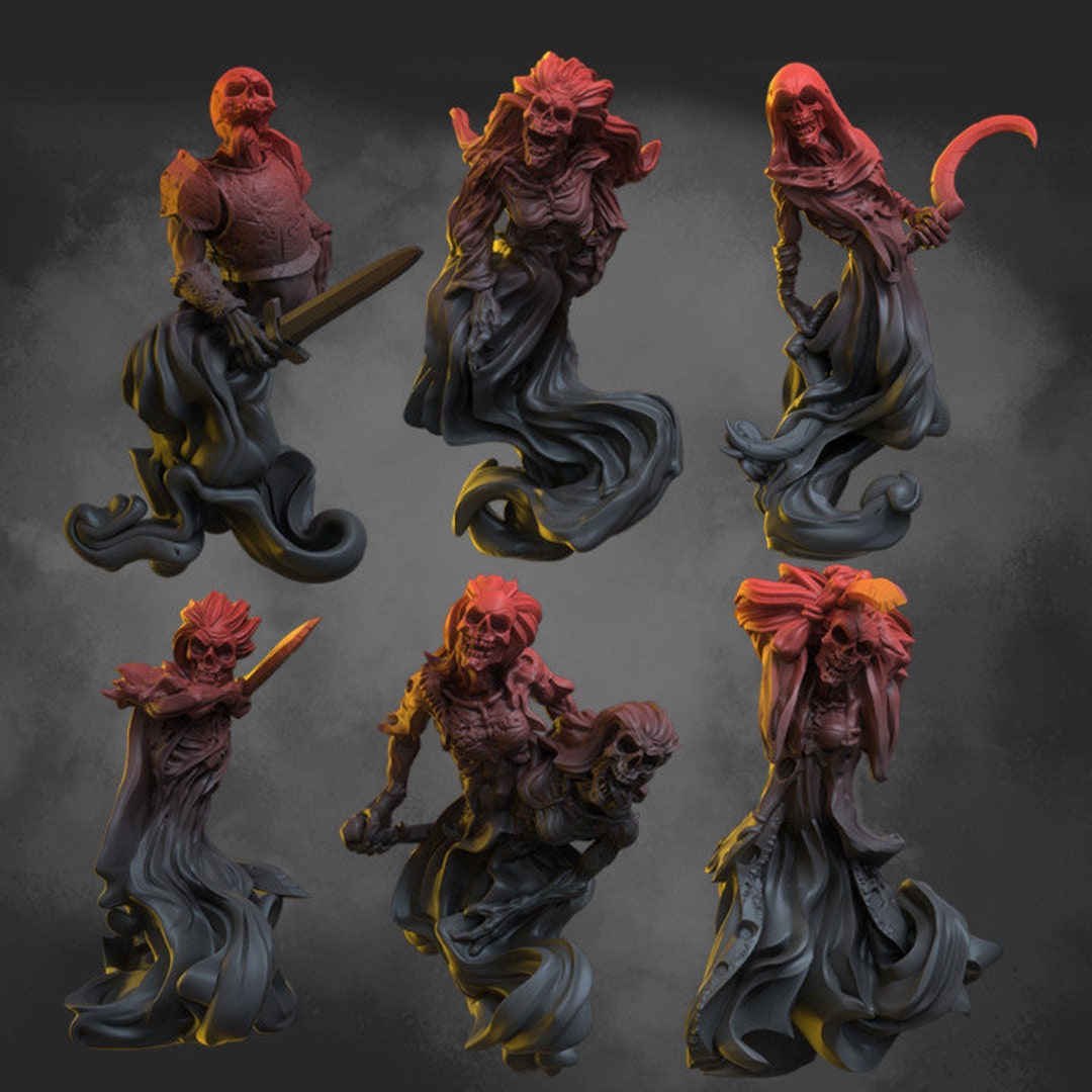 Wraiths Pack 32mm Dark Fantasy by Medusa Project - Etsy