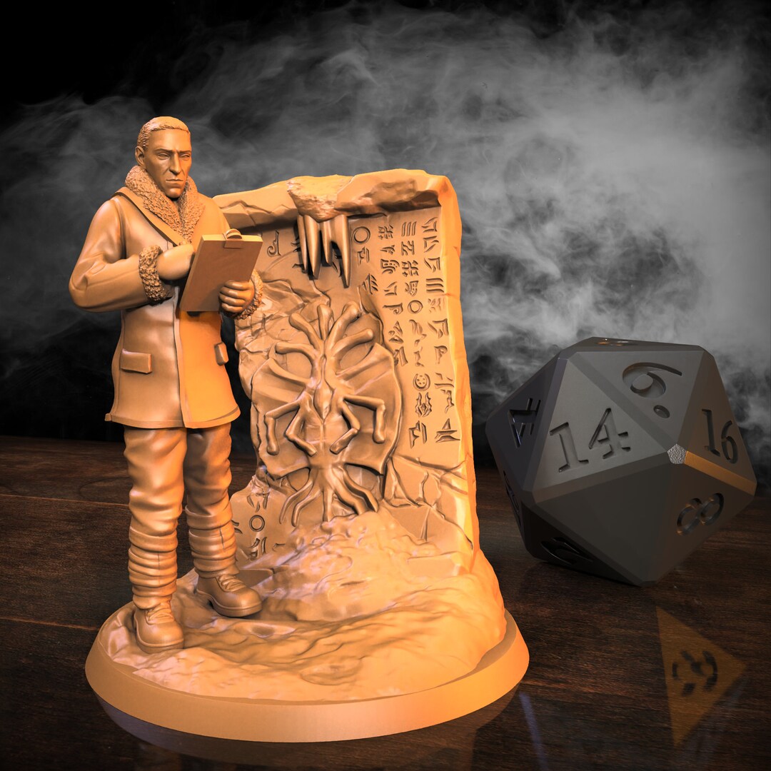 Howard – at the Mountains of Madness Miniature, 32mm RPG Figure - Etsy