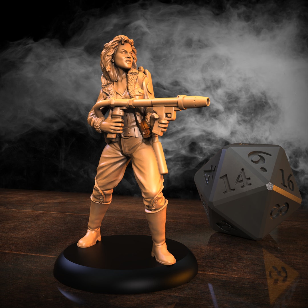 Cthulhu Investigators - Ellie Replay - Adventurer, Fighter, Detective, RPG, D&D, Character, 32mm ...