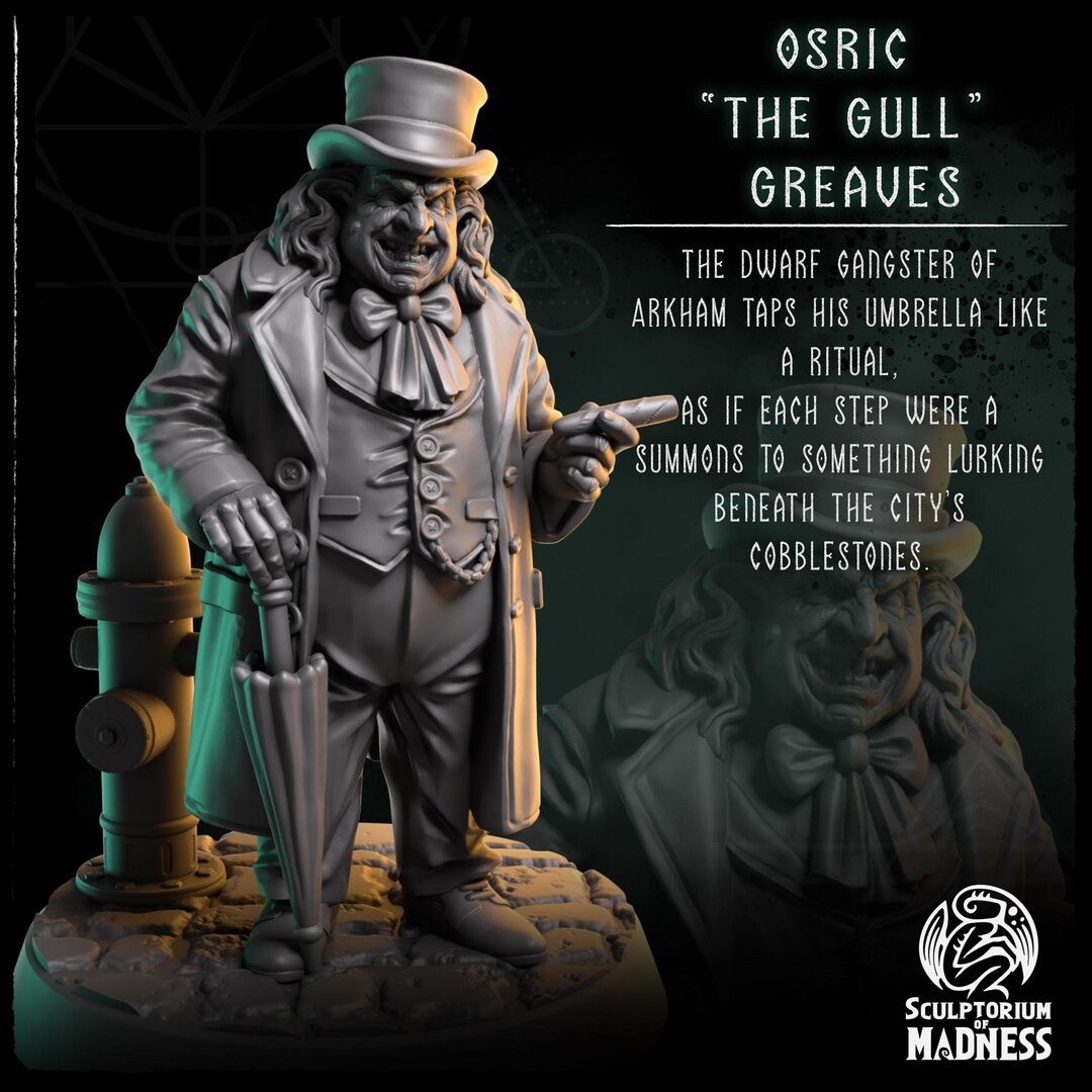 Osric "the Gull" Greaves - Chulhu Investigator RPG, D&D, Character ...