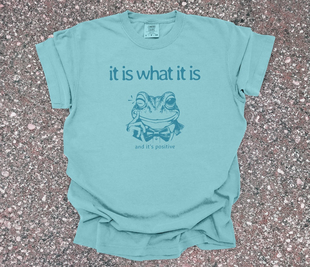It is What It is Shirt, Vintage Tshirt, Cottagecore Frog, Raccoon Tee ...