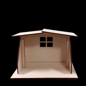 Nativity Stable Christmas SVG Laser Cut File Digital Download of a File ...