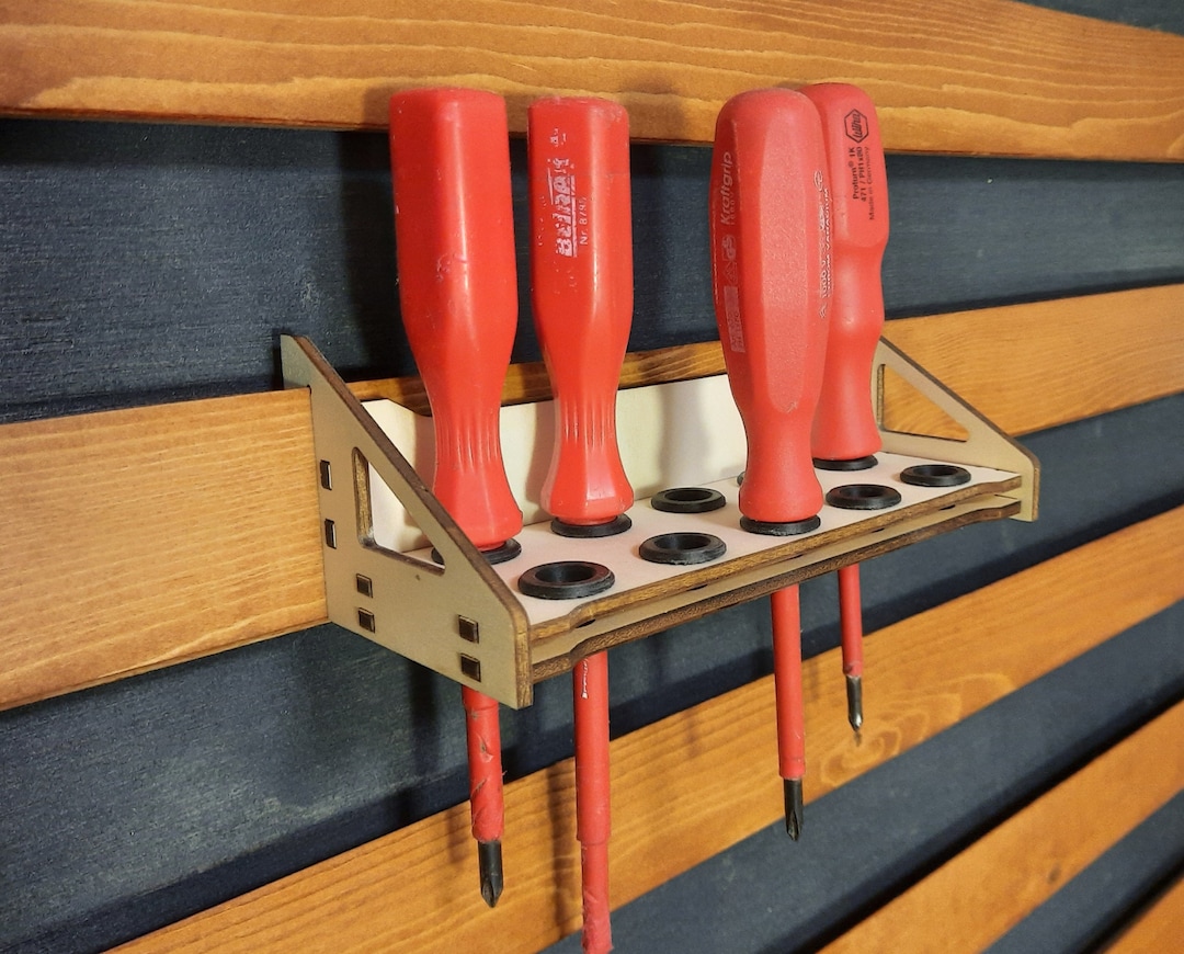 Screwdriver Holder With Protective Sleeves - French Cleat - Digital ...