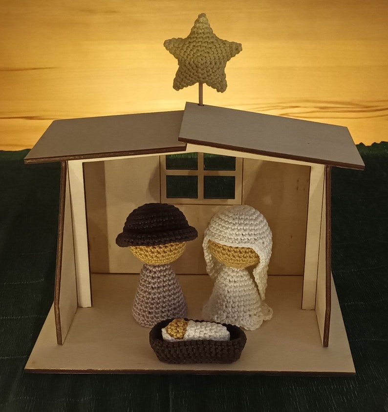 Nativity Stable Christmas SVG Laser Cut File Digital Download of a File ...