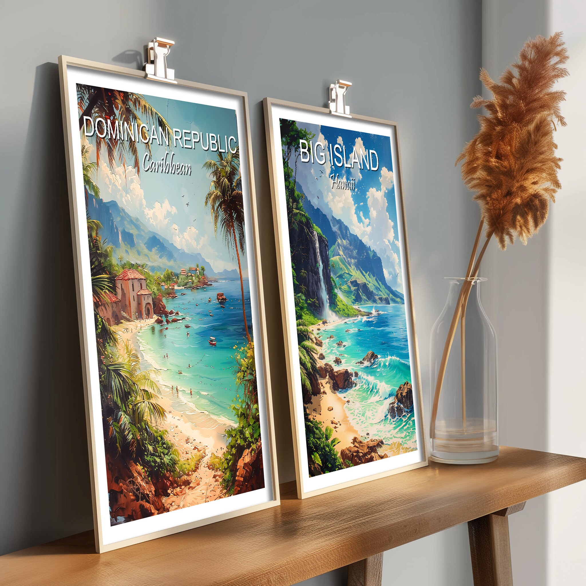 Big Island Travel Wall Art Poster Big Island Hawaii Travel Print BI ...