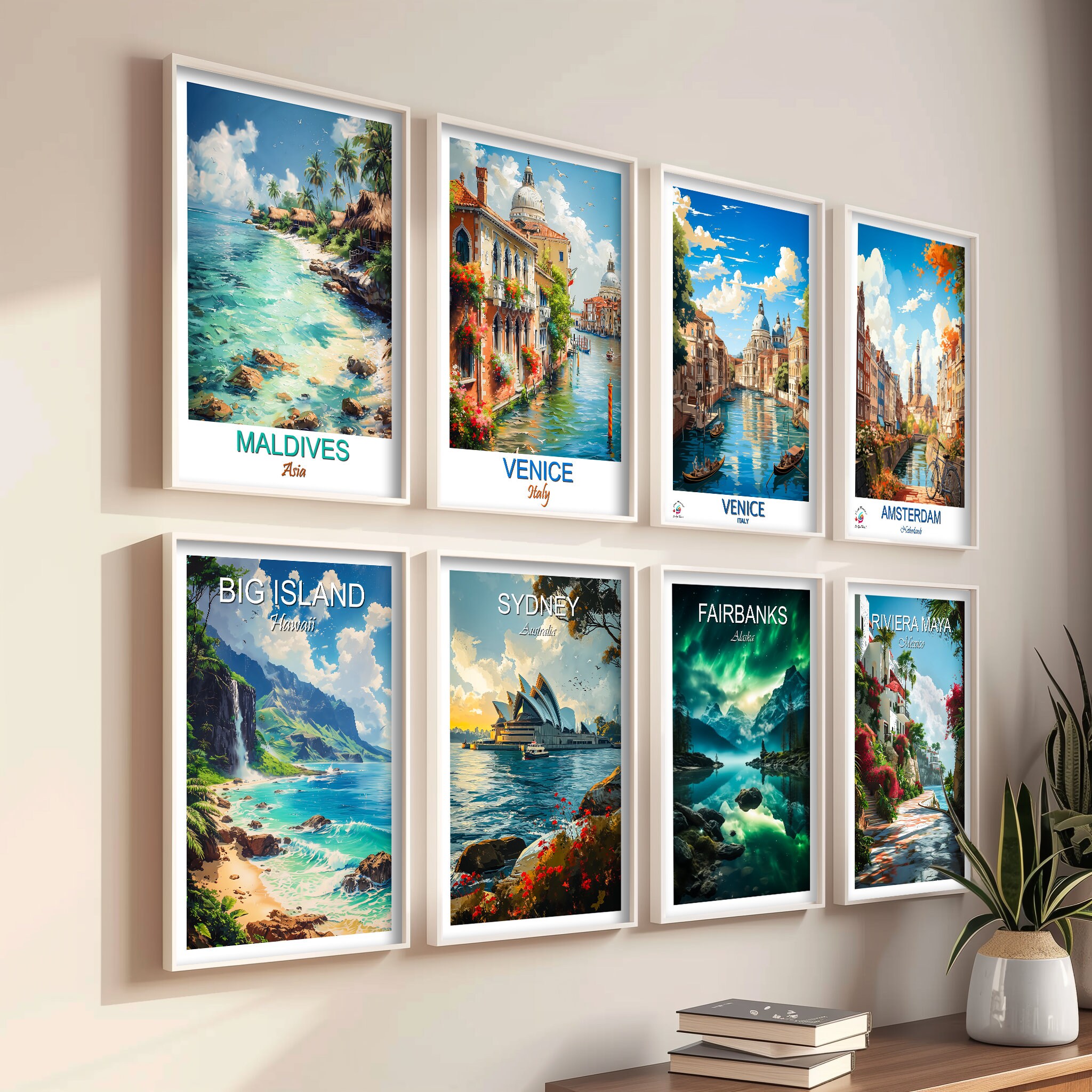 Big Island Travel Wall Art Poster Big Island Hawaii Travel Print BI ...